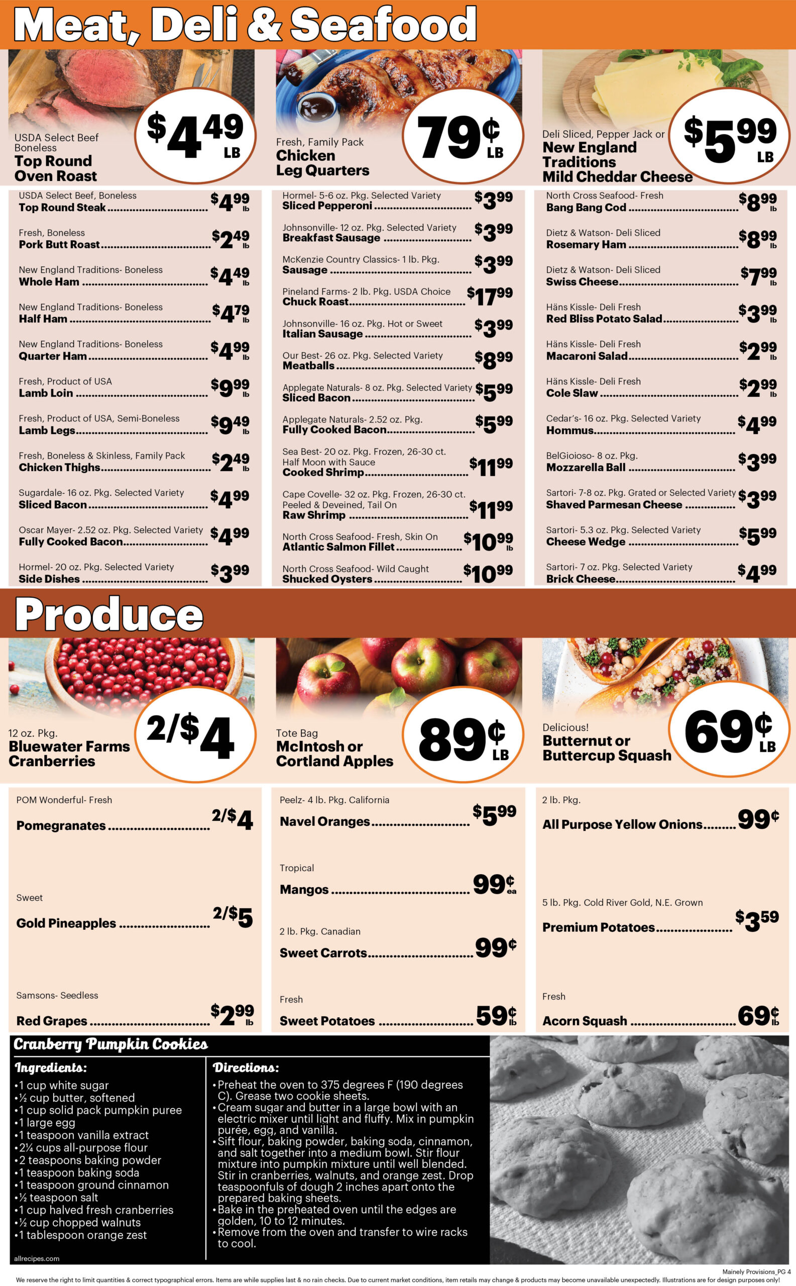 Weekly Flyer Kingfield - Mainely Provisions