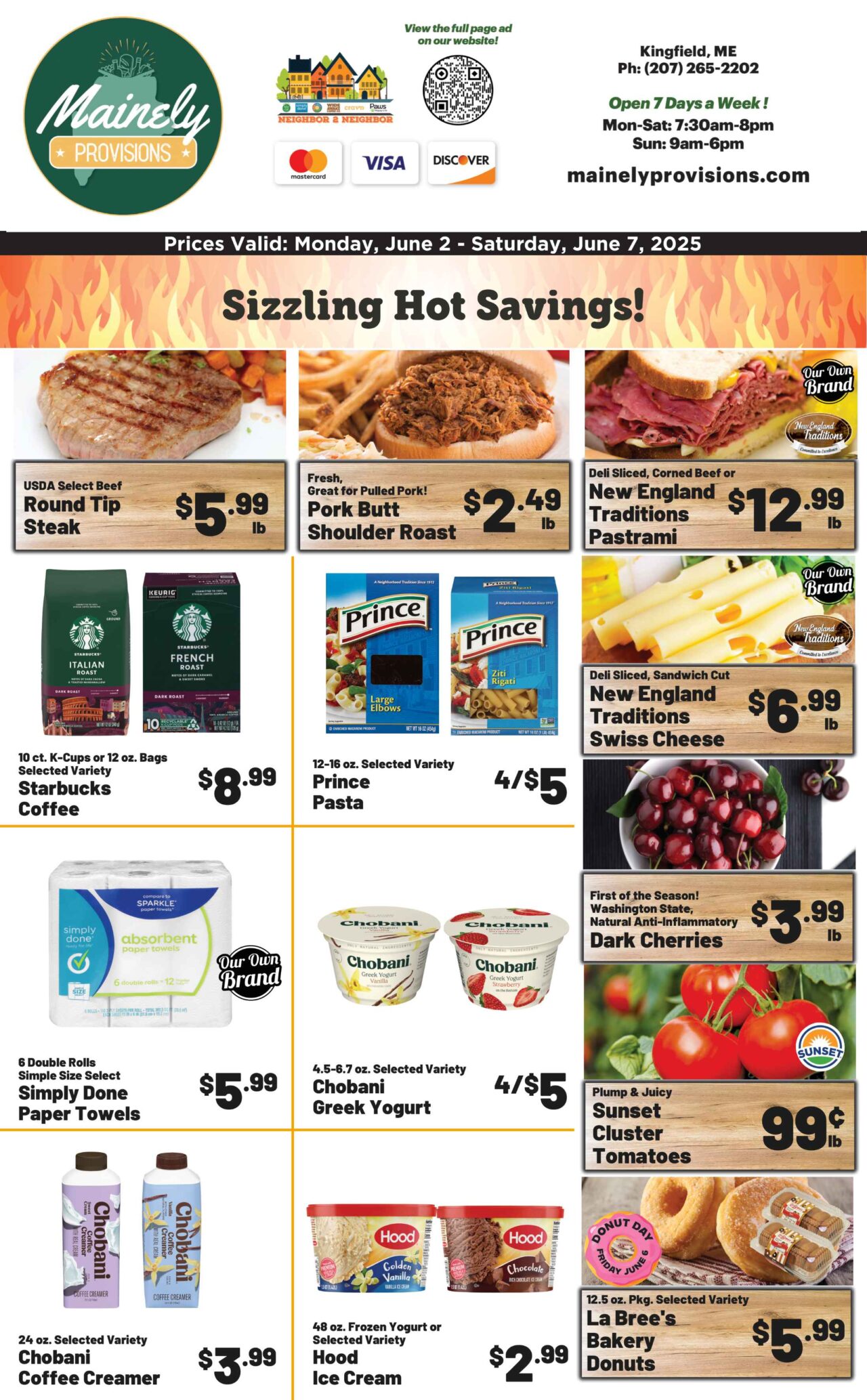 Weekly Flyer Kingfield - Mainely Provisions