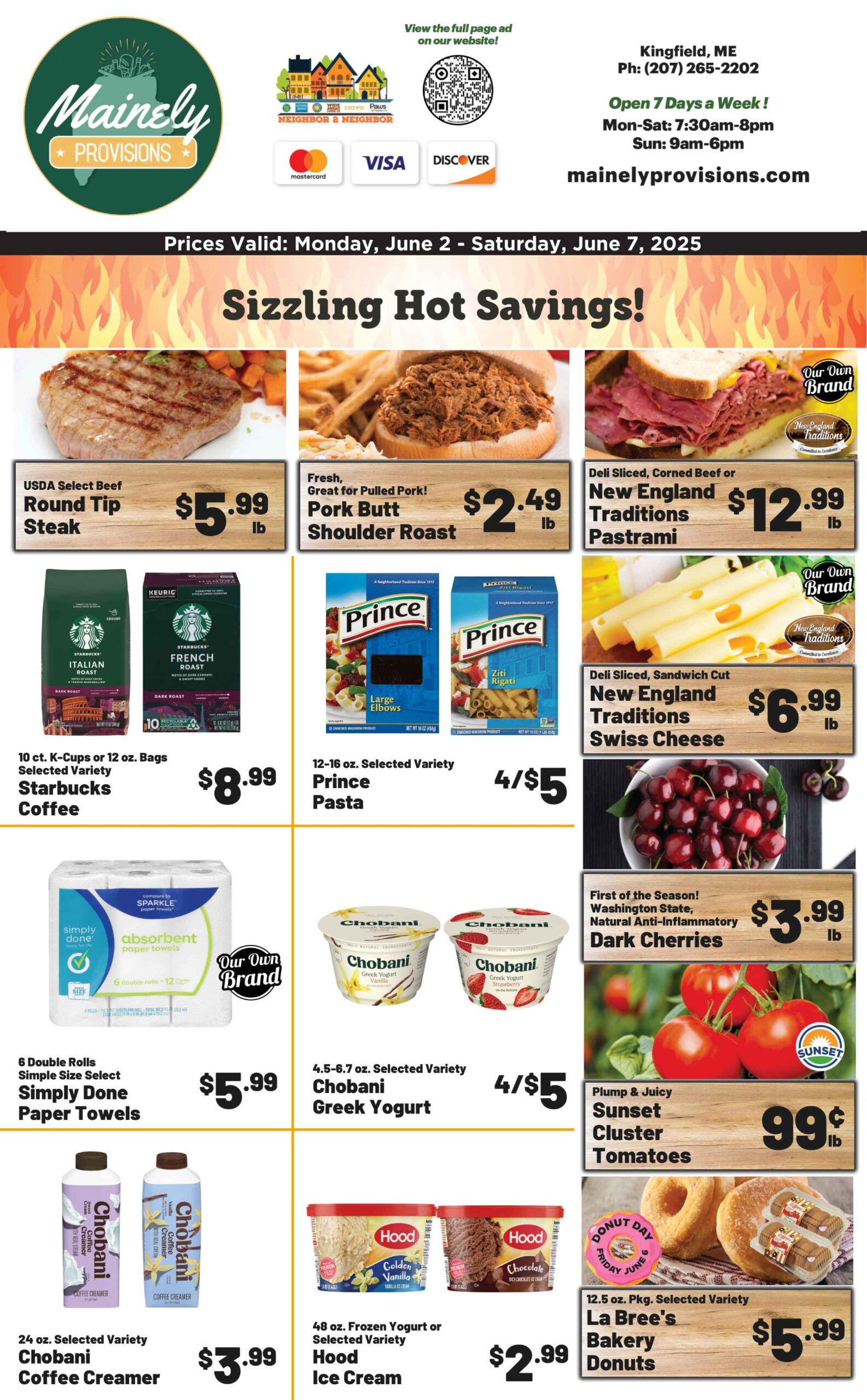 Weekly Flyer Kingfield - Mainely Provisions