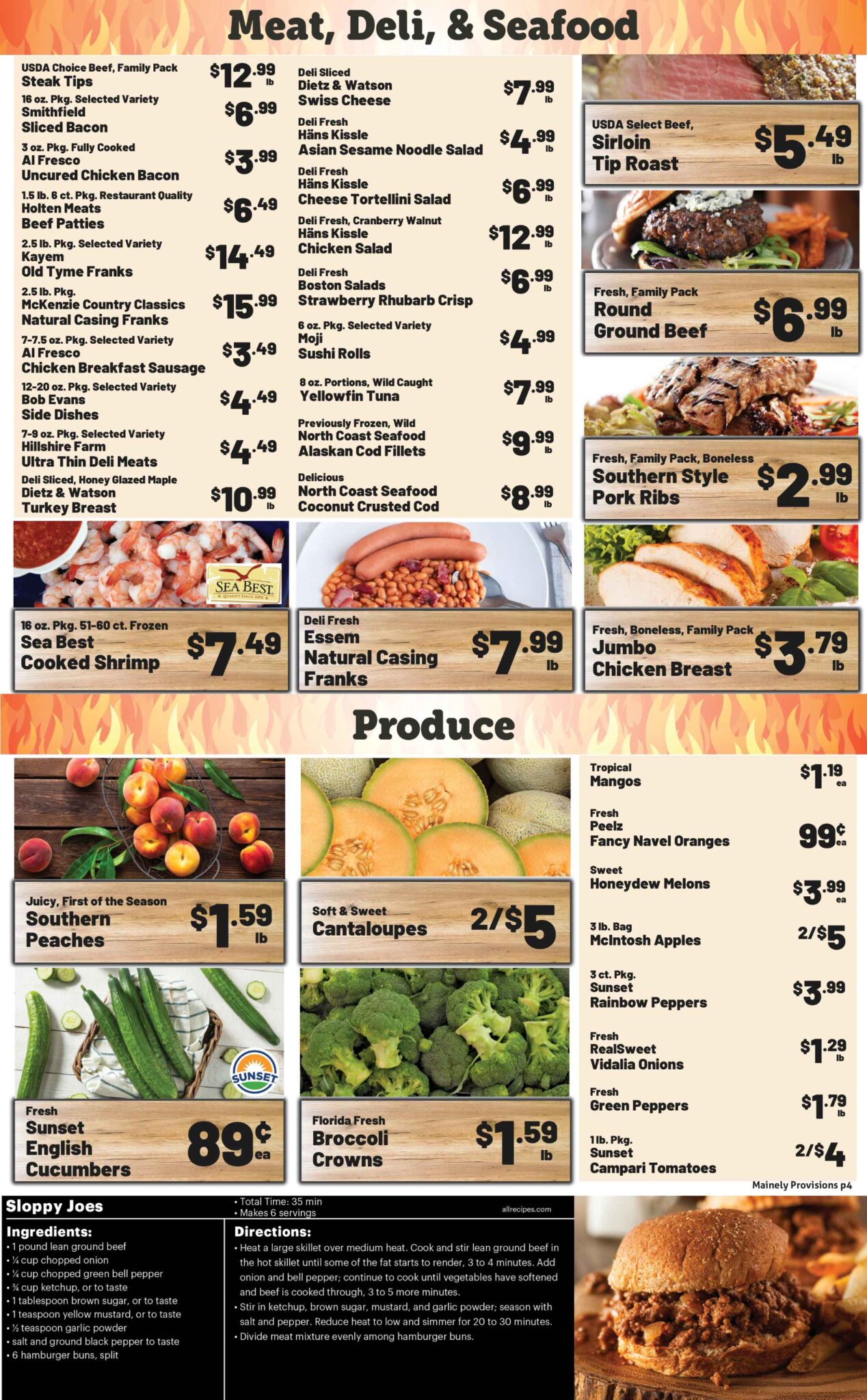 Weekly Flyer Kingfield - Mainely Provisions